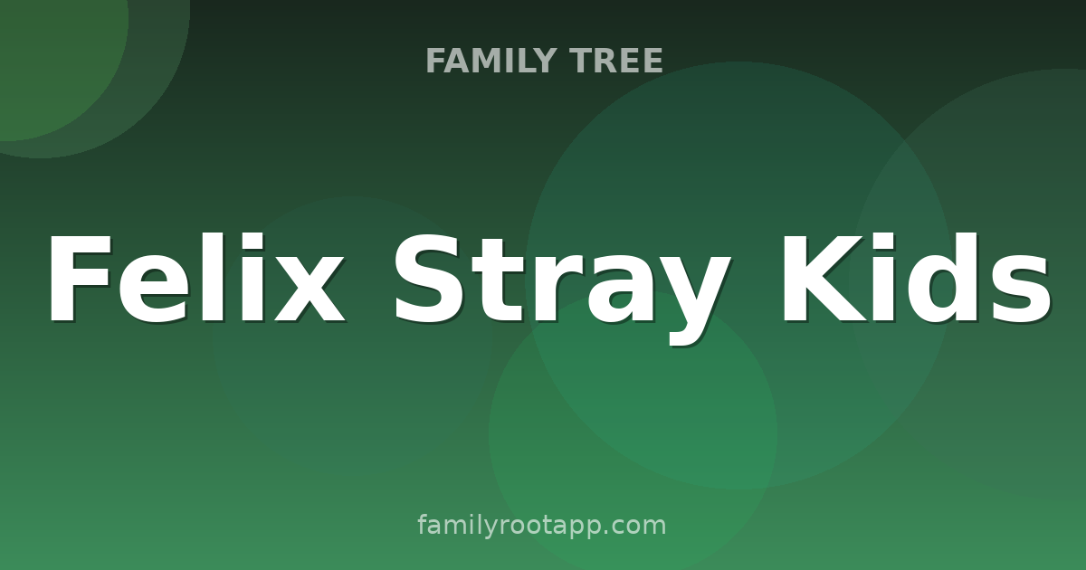 Stray Kids Felix Family Tree: The Story Behind The Group's Australian ...