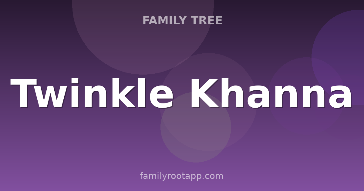 Twinkle Khanna Family Tree: The Story Behind Bollywood's Mrs Funnybones
